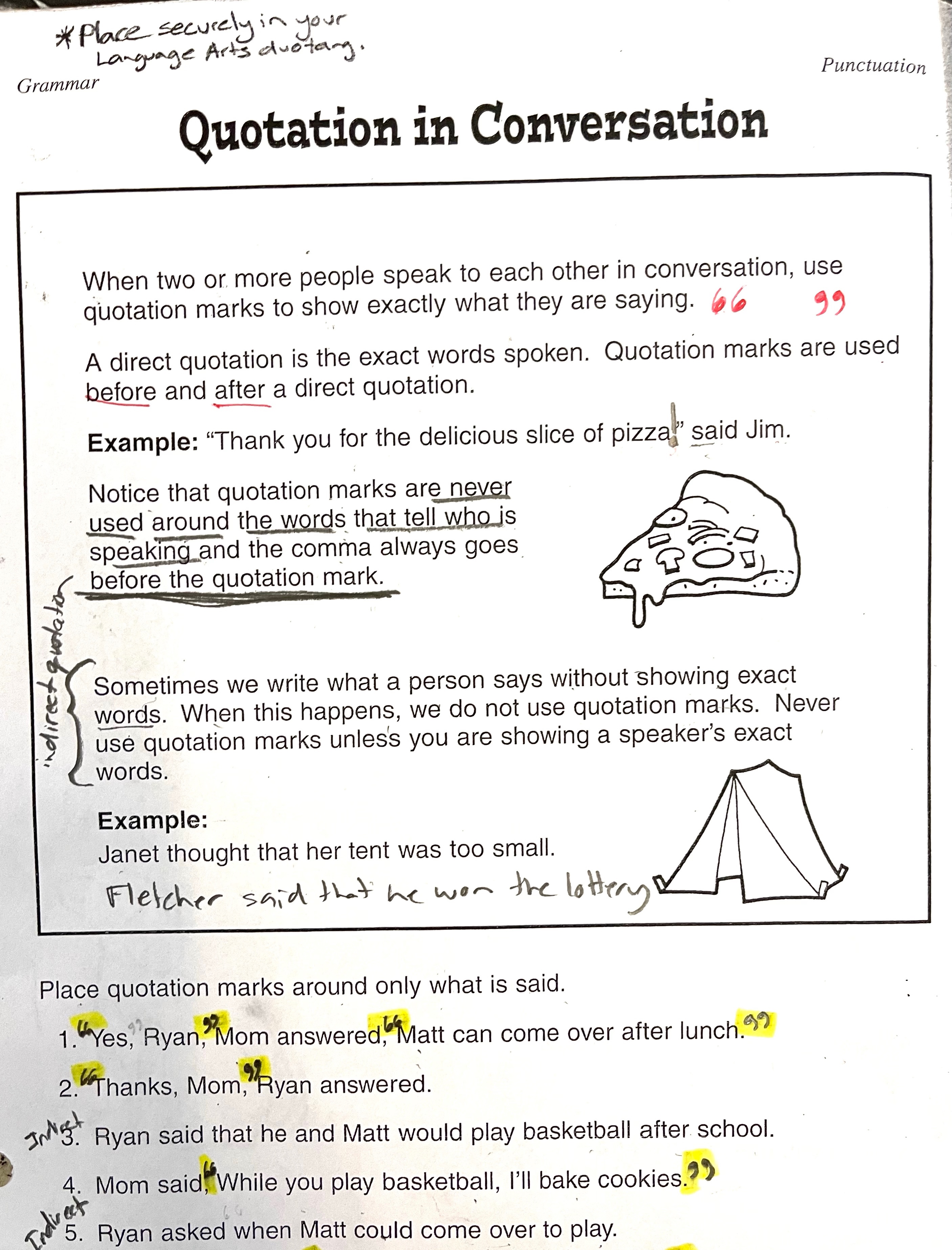 “Wild Winter Stories” & Quotation Marks in Dialogue – Inquiry Ninja