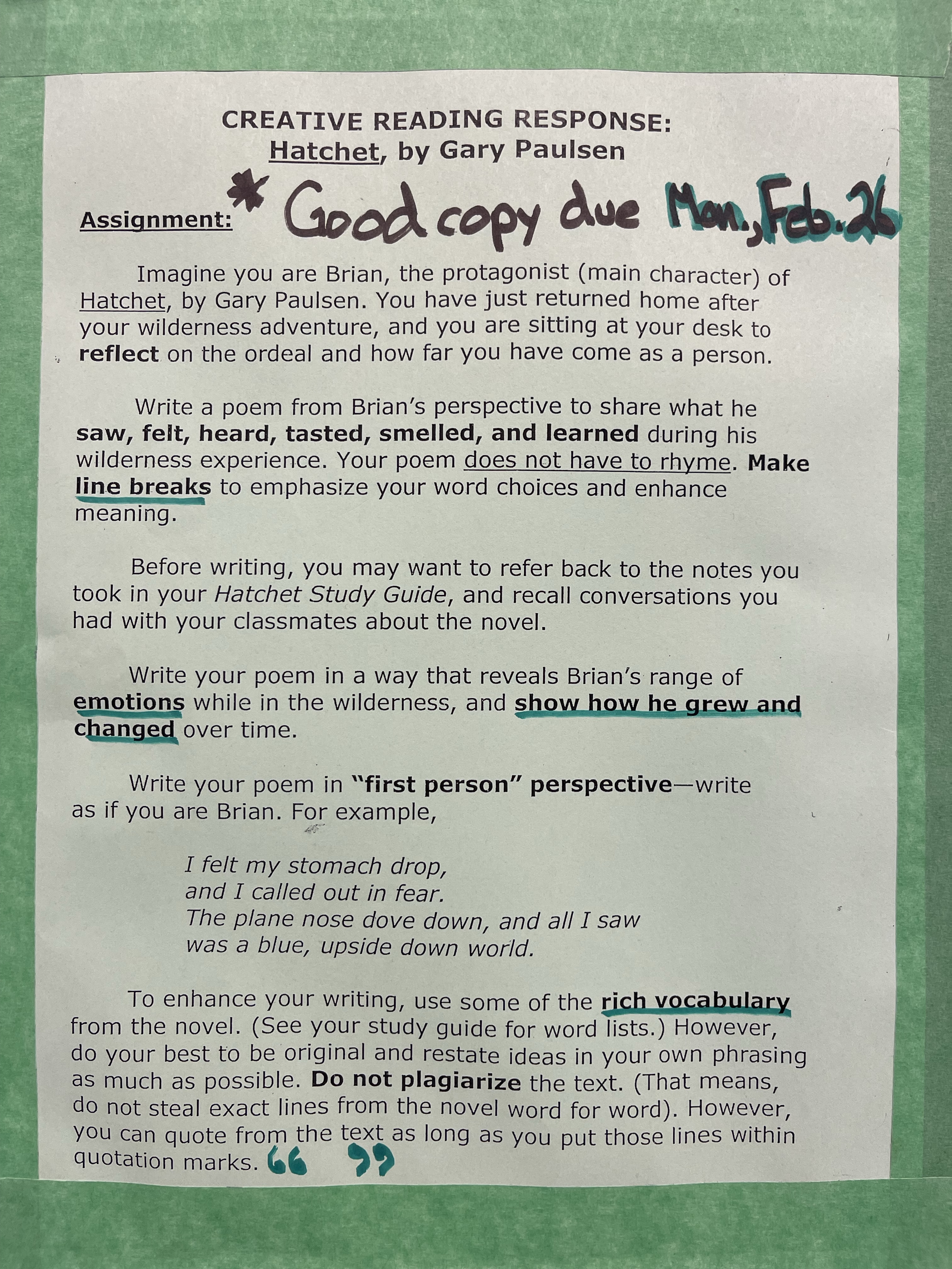 Father William Visit, Lent, and more… – Tiffany Poirier