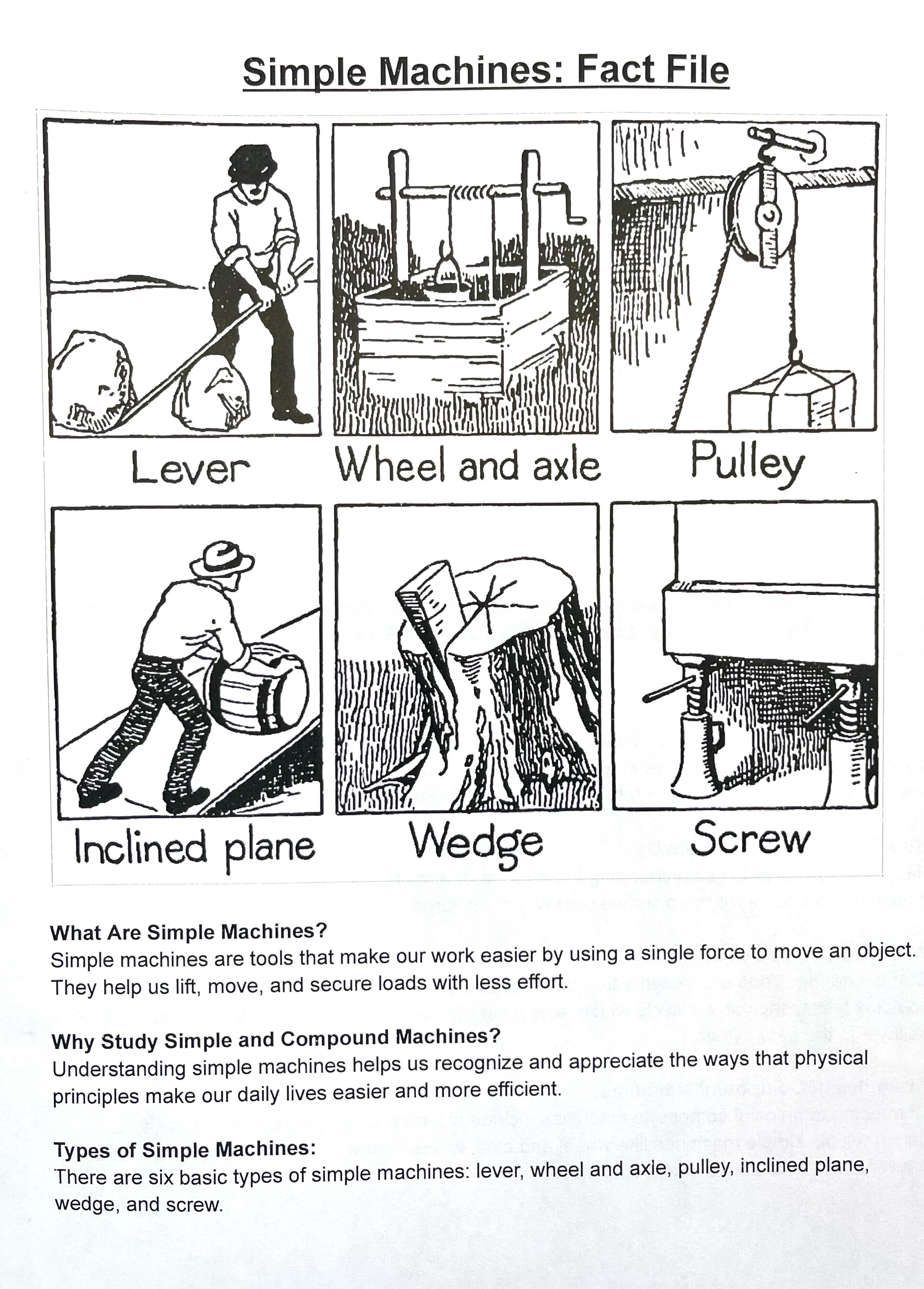 Simple Machines Project, Probability & Parables Performances – Inquiry ...