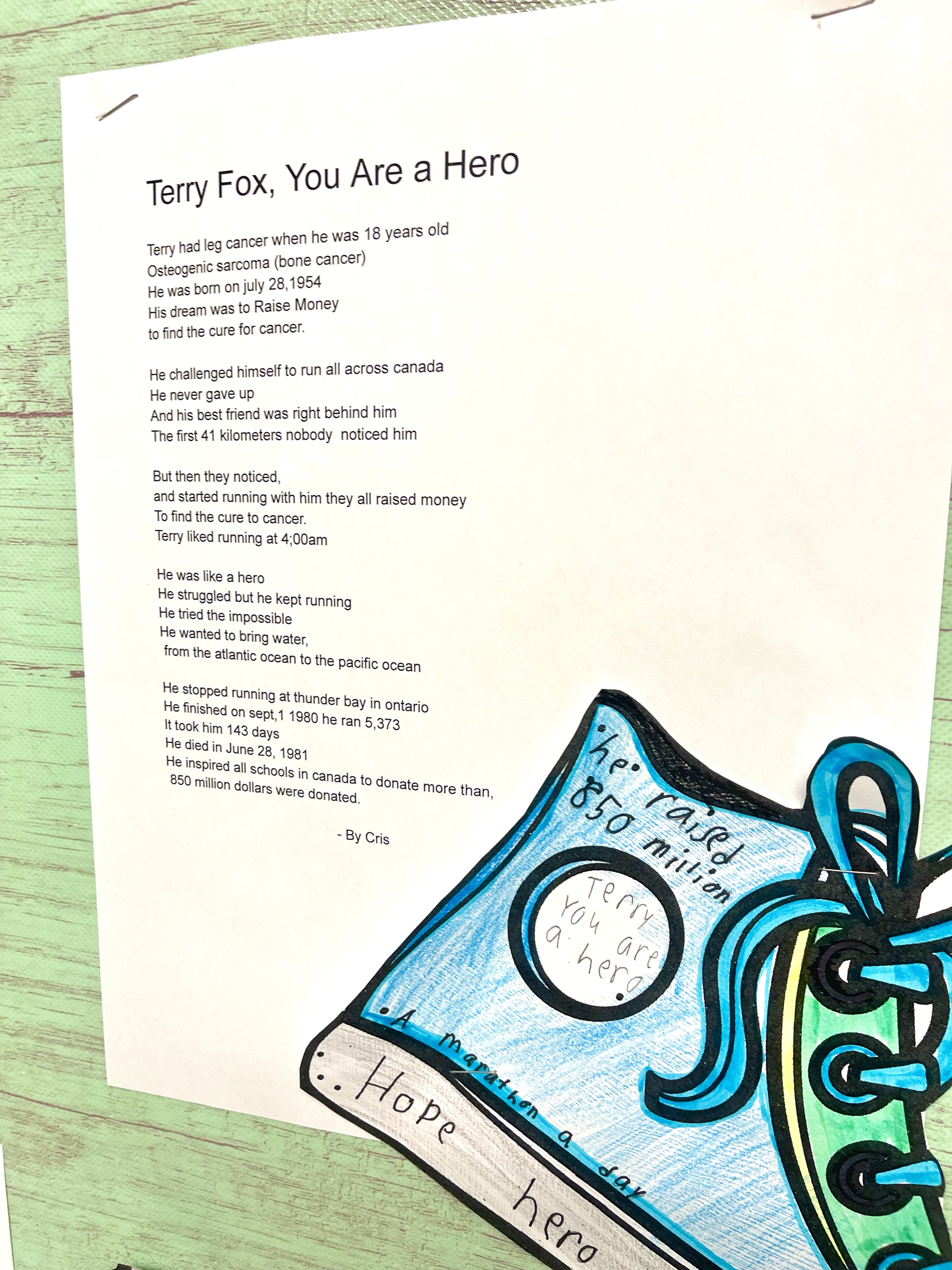 STEM Challenge, Storytelling, Terry Fox Poem, etc. – Tiffany Poirier