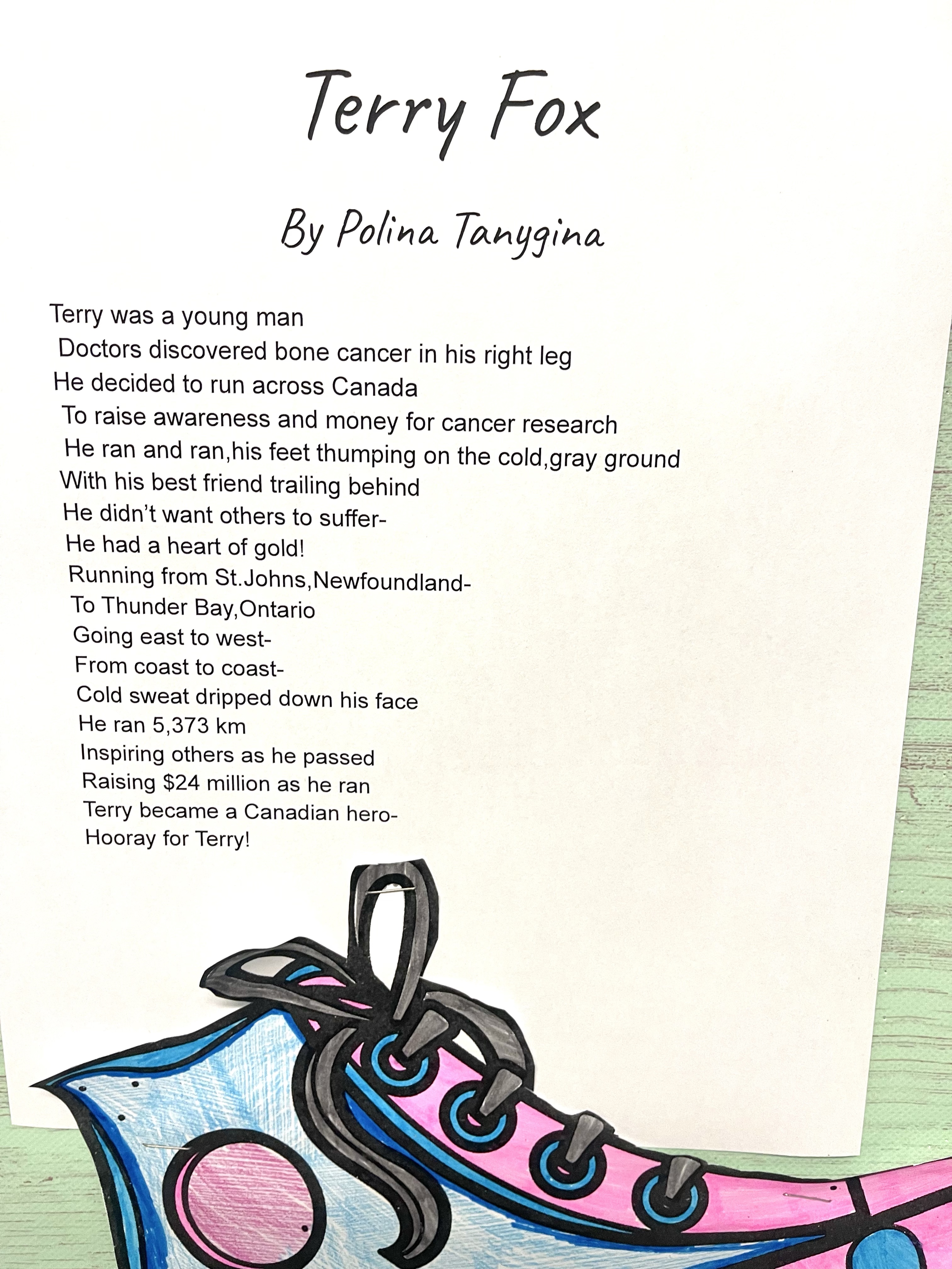 STEM Challenge, Storytelling, Terry Fox Poem, etc. – Tiffany Poirier